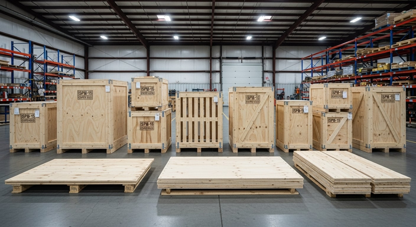 Wood Packing Services | Custom Crates & Export Packaging